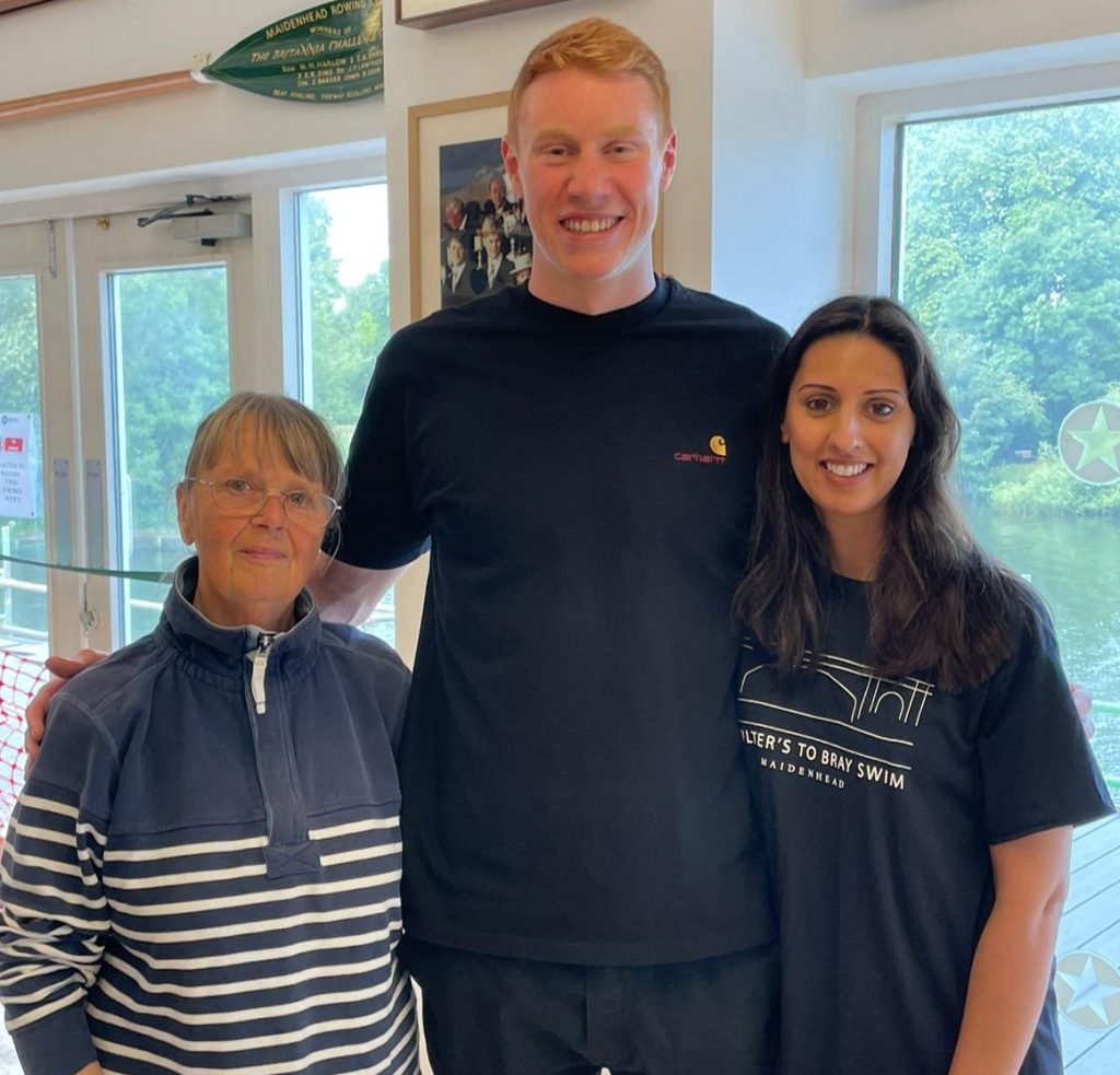 Kidd Rapinet Sponsor Boulter to Bray Swim